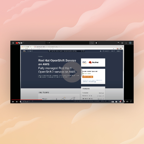 Red Hat OpenShift Service on AWS: The virtual experience